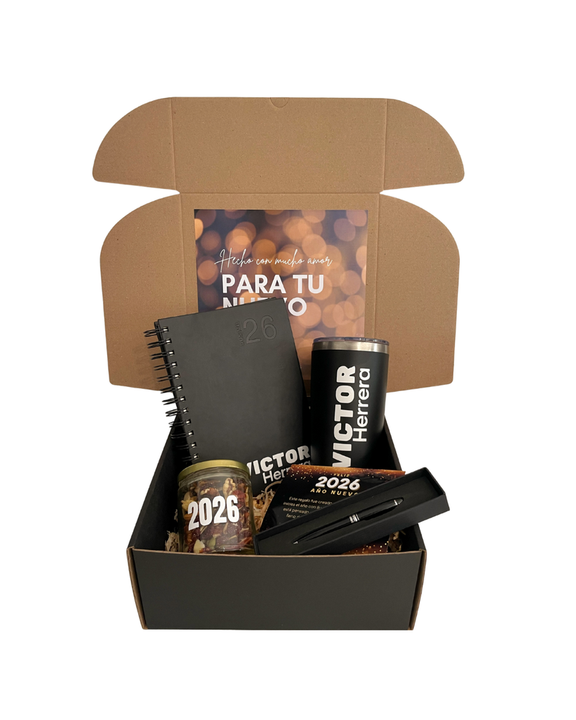 Gift Box New Year con Agenda – Regalos Personalizados: iStellaMx